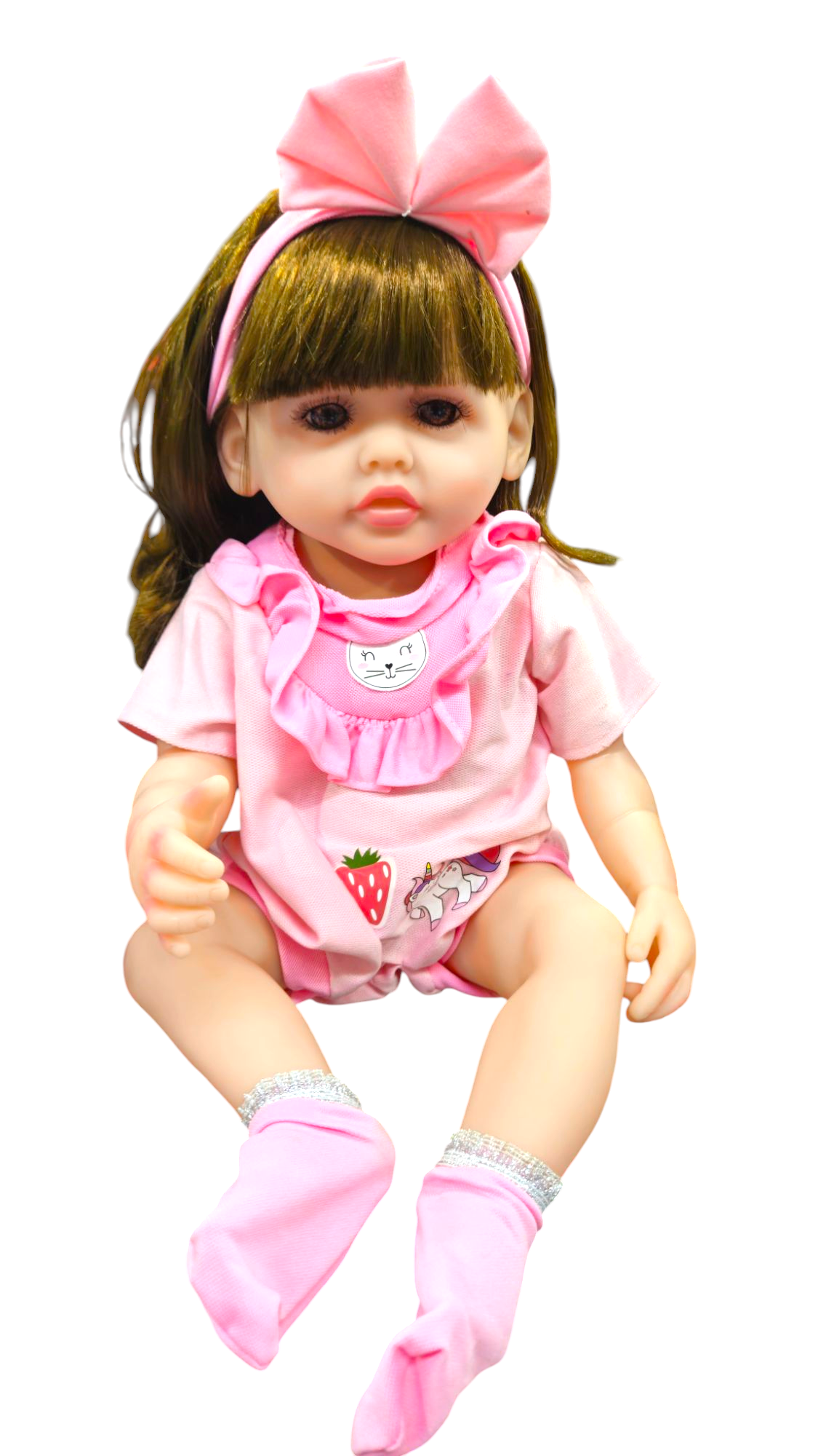 Realistic baby doll with music (random colour) – JDBT